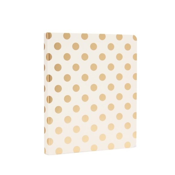 kate spade | Office | Kate Spade New York Spiral Notebook Gold Dots New ...